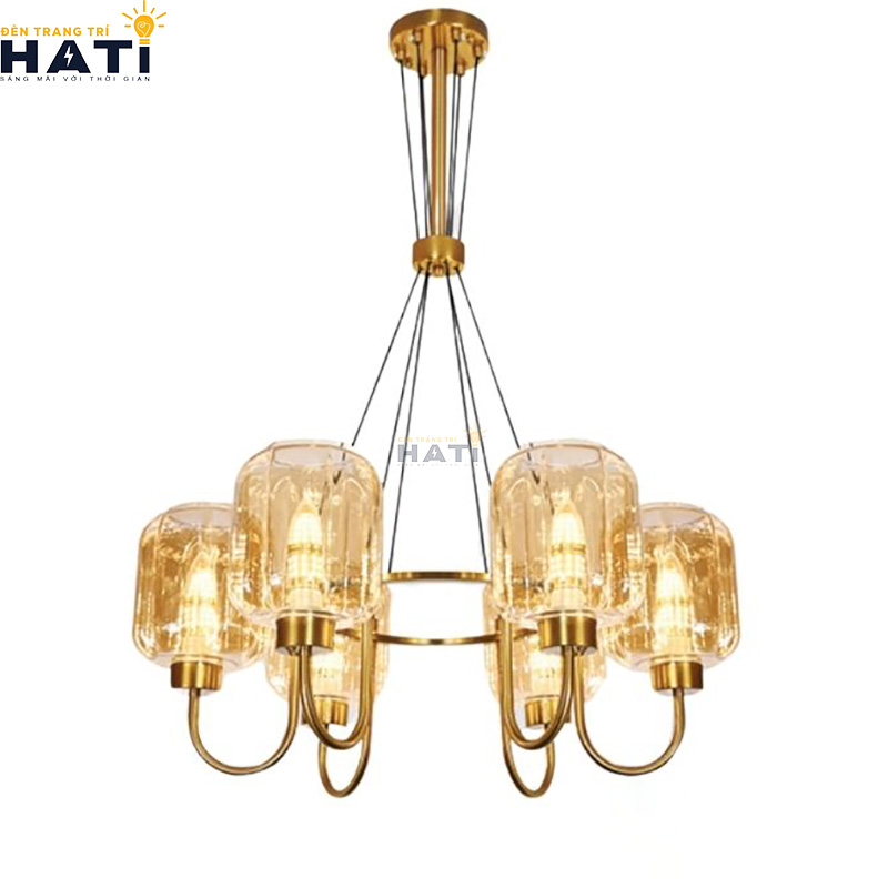 Đèn thả decor Ricky màu vàng