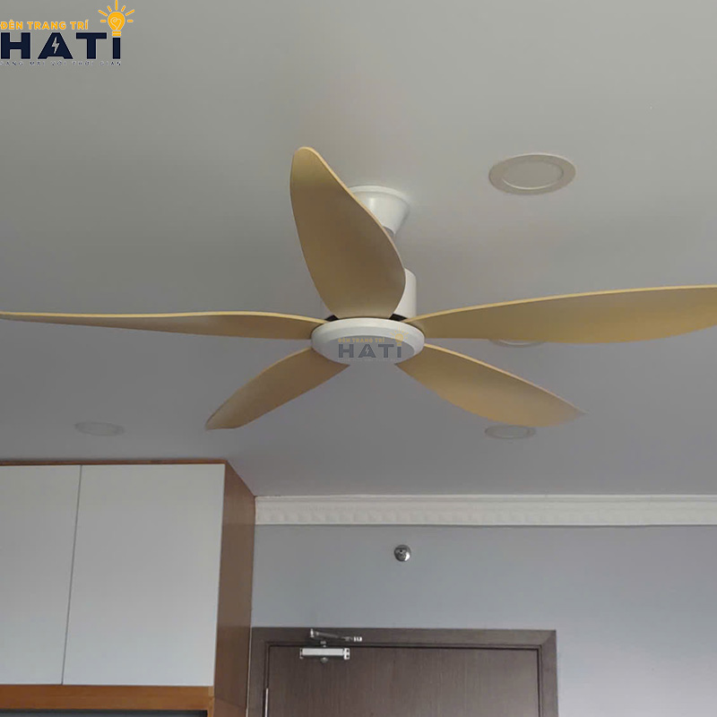 Quạt trần 5 cánh Lego màu vàng