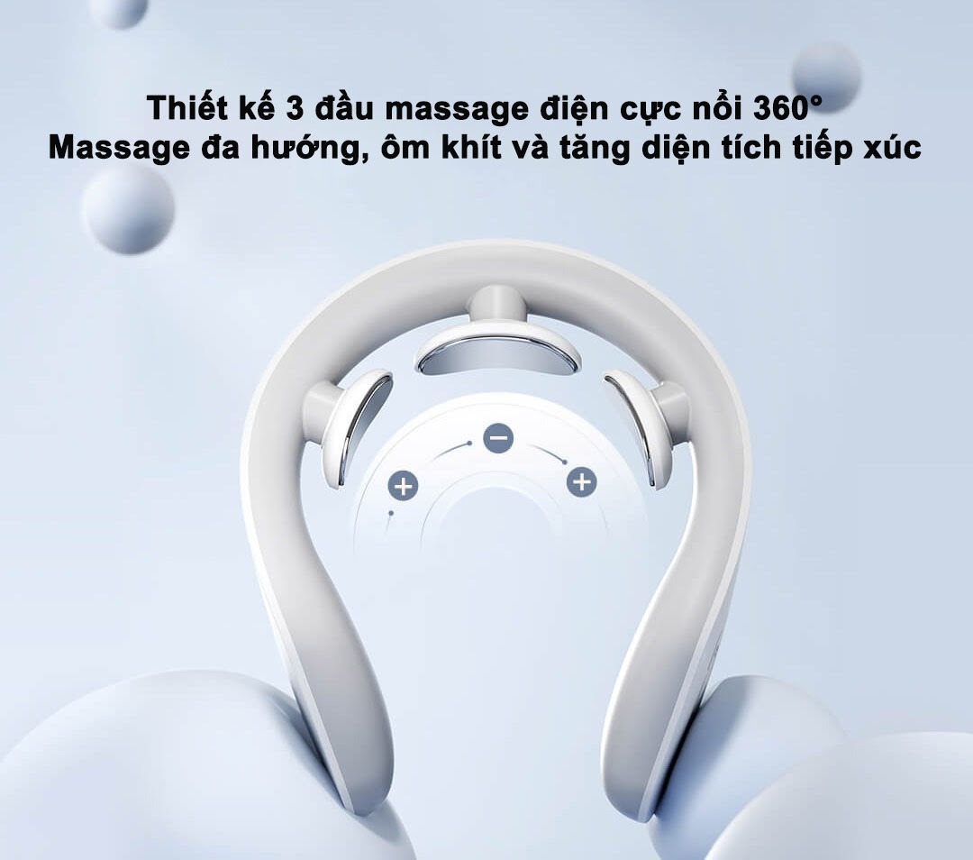 Máy massage cổ Xiaomi Jeeback G20 sử dụng App Mi Home