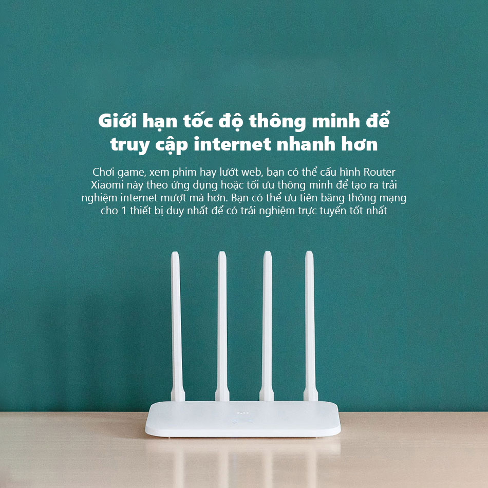Router wifi Xiaomi 4C - Bộ phát wifi - Modem 2.4GHz chính hãng