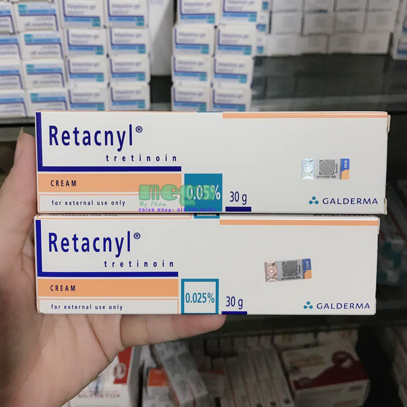Kem Trị Mụn Retacnyl Tretinoin 0.025% Cream 30g Giá Bao Nhiêu? Mua Ở ...