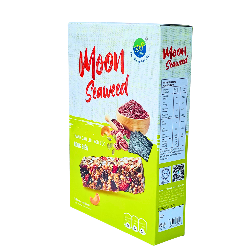 BÁNH MOON SEAWEED GẠO LỨT RONG BIỂN - 215g - 198 FOODS | Bánh Kẹo Ăn ...