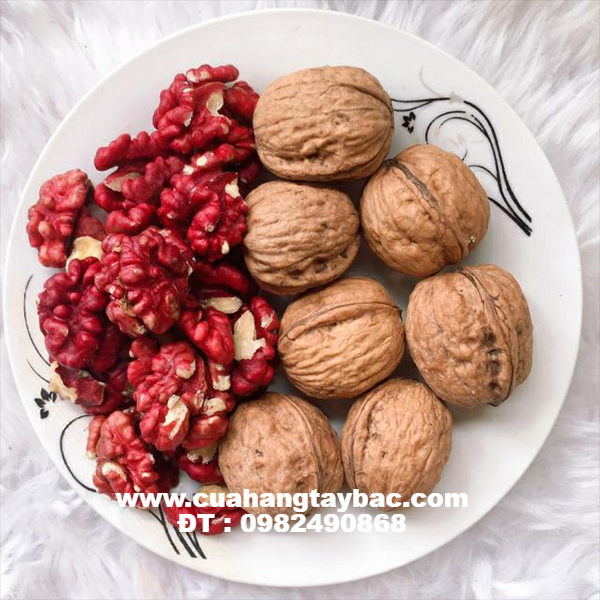 Quả óc chó lõi đỏ - Tác dụng của óc chó đỏ Cửa hàng Tây Bắc