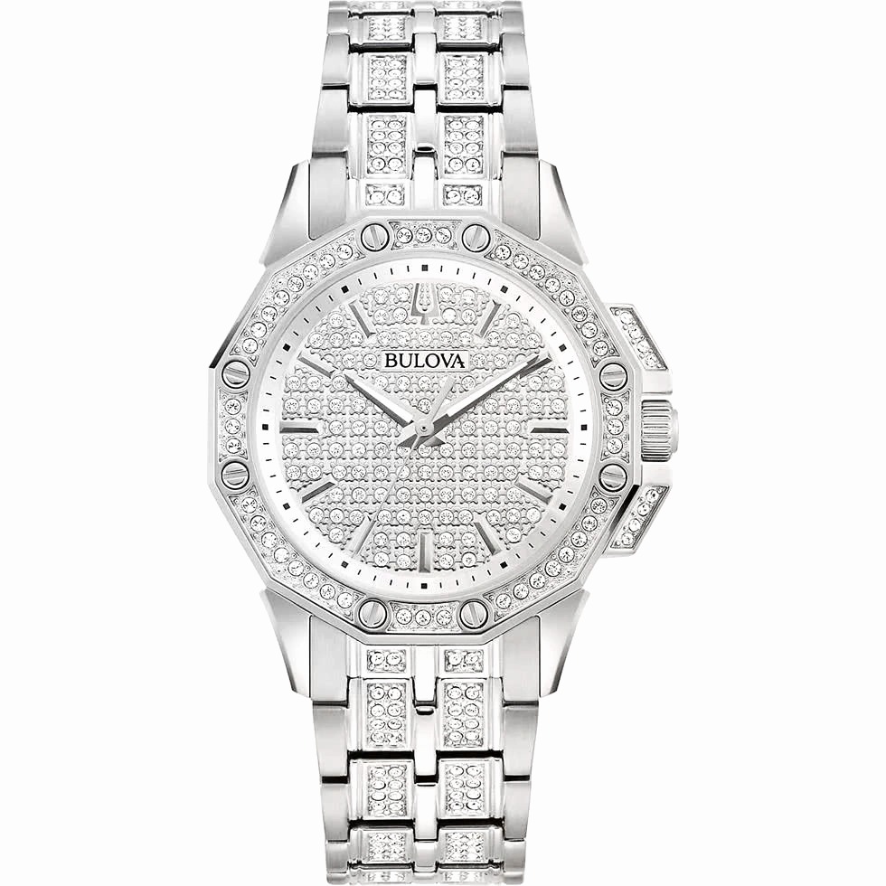 Đồng Hồ Nữ Bulova Quartz Octava Crysta 96L305