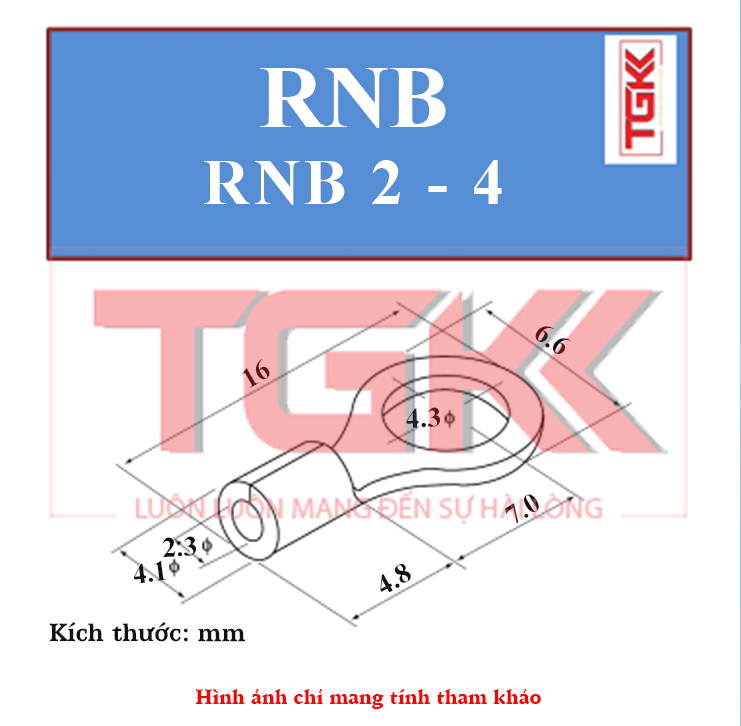 Cốt tròn trần RNB2-4 Siêu thị ốc vít