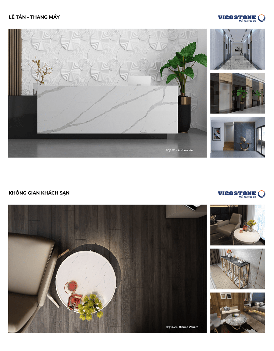 Vicostone Splendix BQ9802 | Đá nhân tạo cao cấp Vicostone