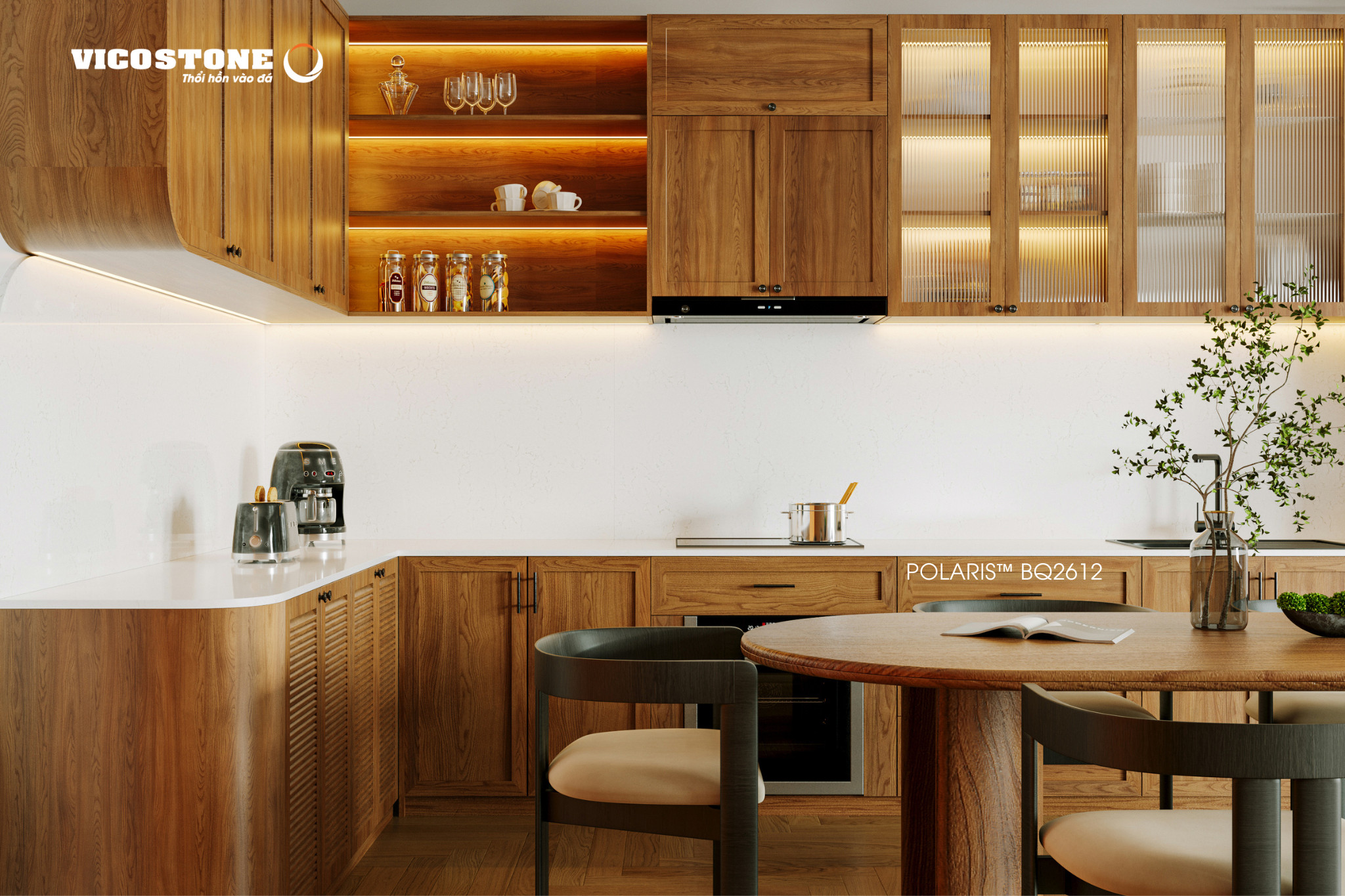 Vicostone Polaris BQ2612 | Đá nhân tạo cao cấp