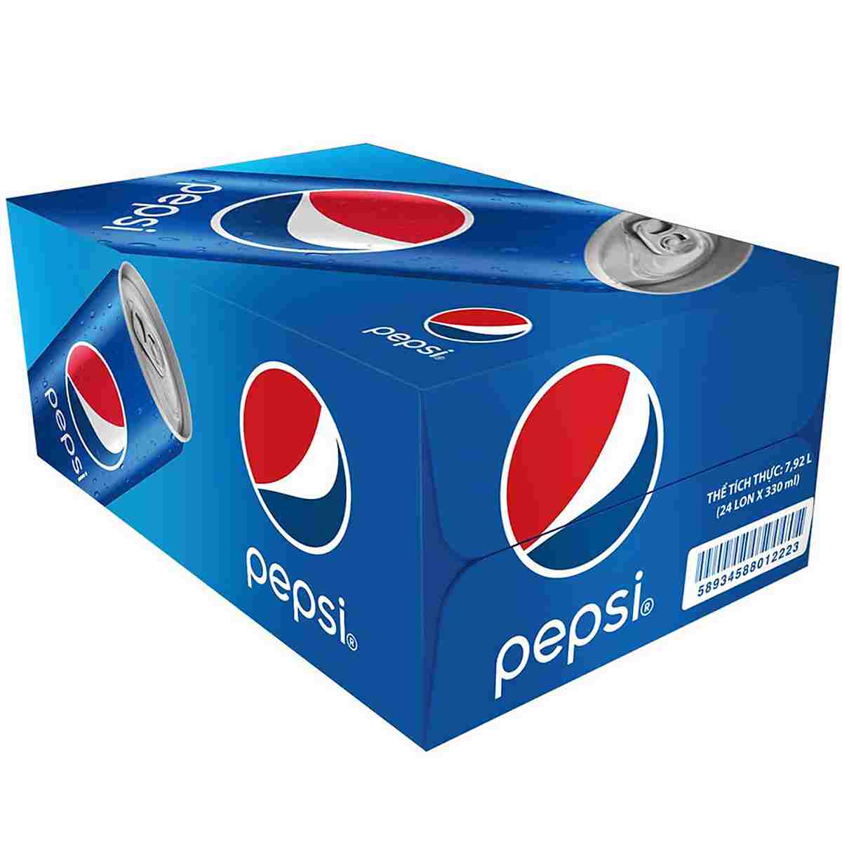 Pepsico lon 330ml thùng 24 | Puti Supercenter