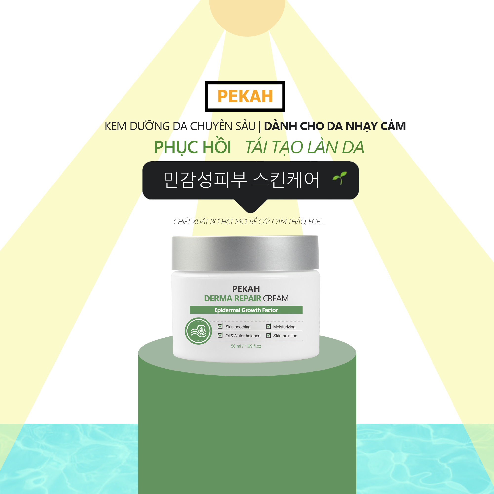 REVIEW KEM DƯỠNG NÂNG TÔNG PEKAH - PEKAH MELTING SNOW WHITENING CREAM ...