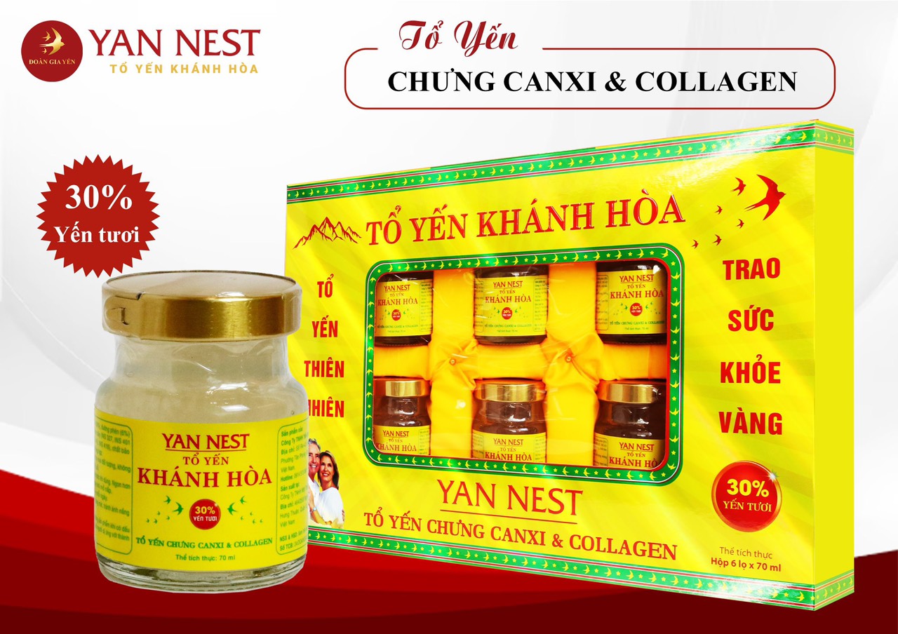 Yến YAN NEST - CANXI & COLLAGEN 30% Shop Thúy Anh