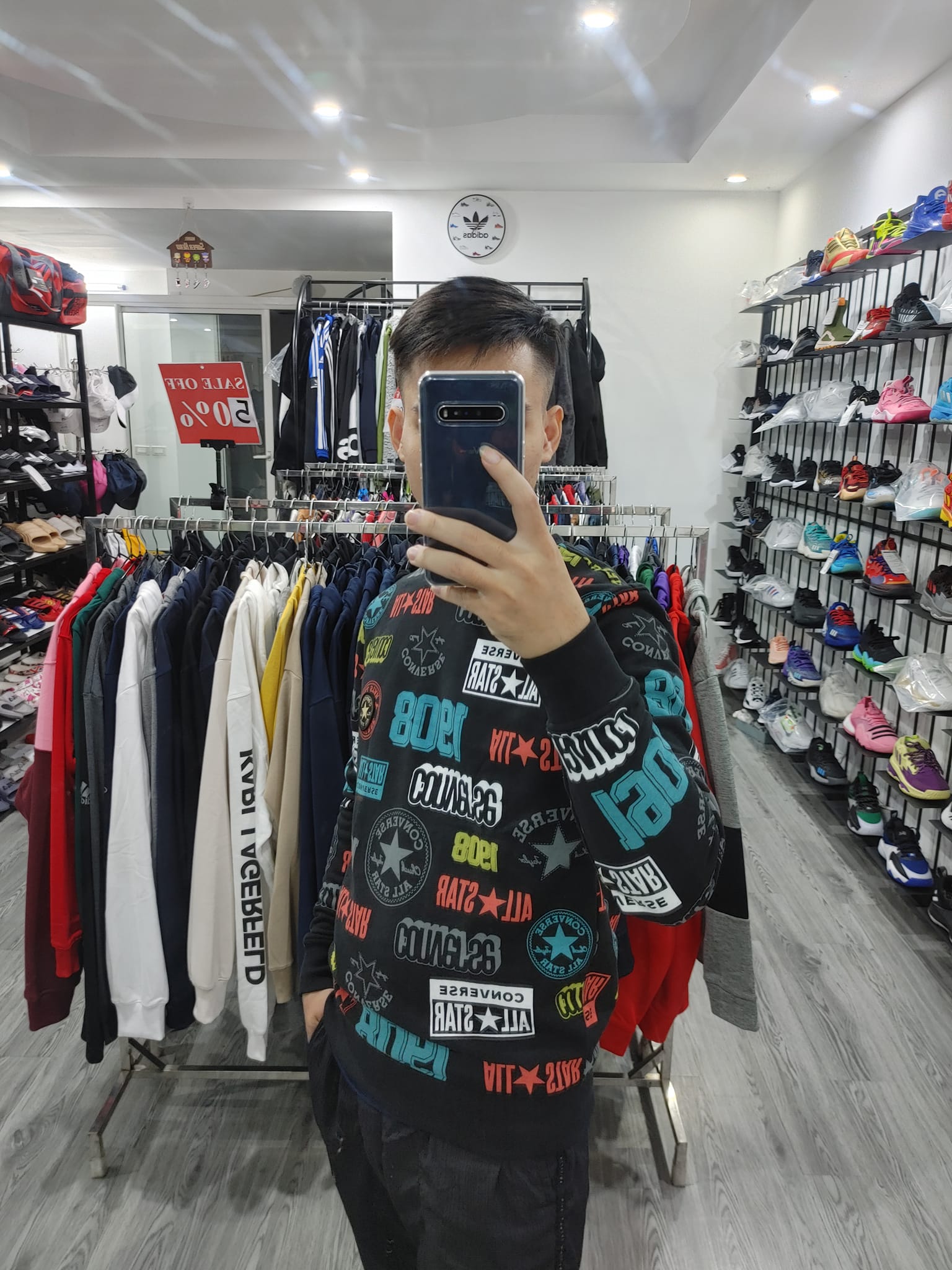 Áo Sweater Chính Hãng - Converse All Star 1908 "Multicolor"- SCO-102