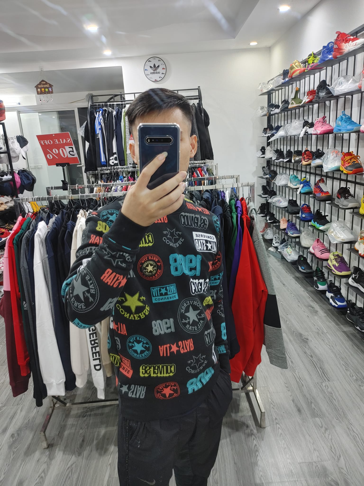 Áo Sweater Chính Hãng - Converse All Star 1908 "Multicolor"- SCO-102