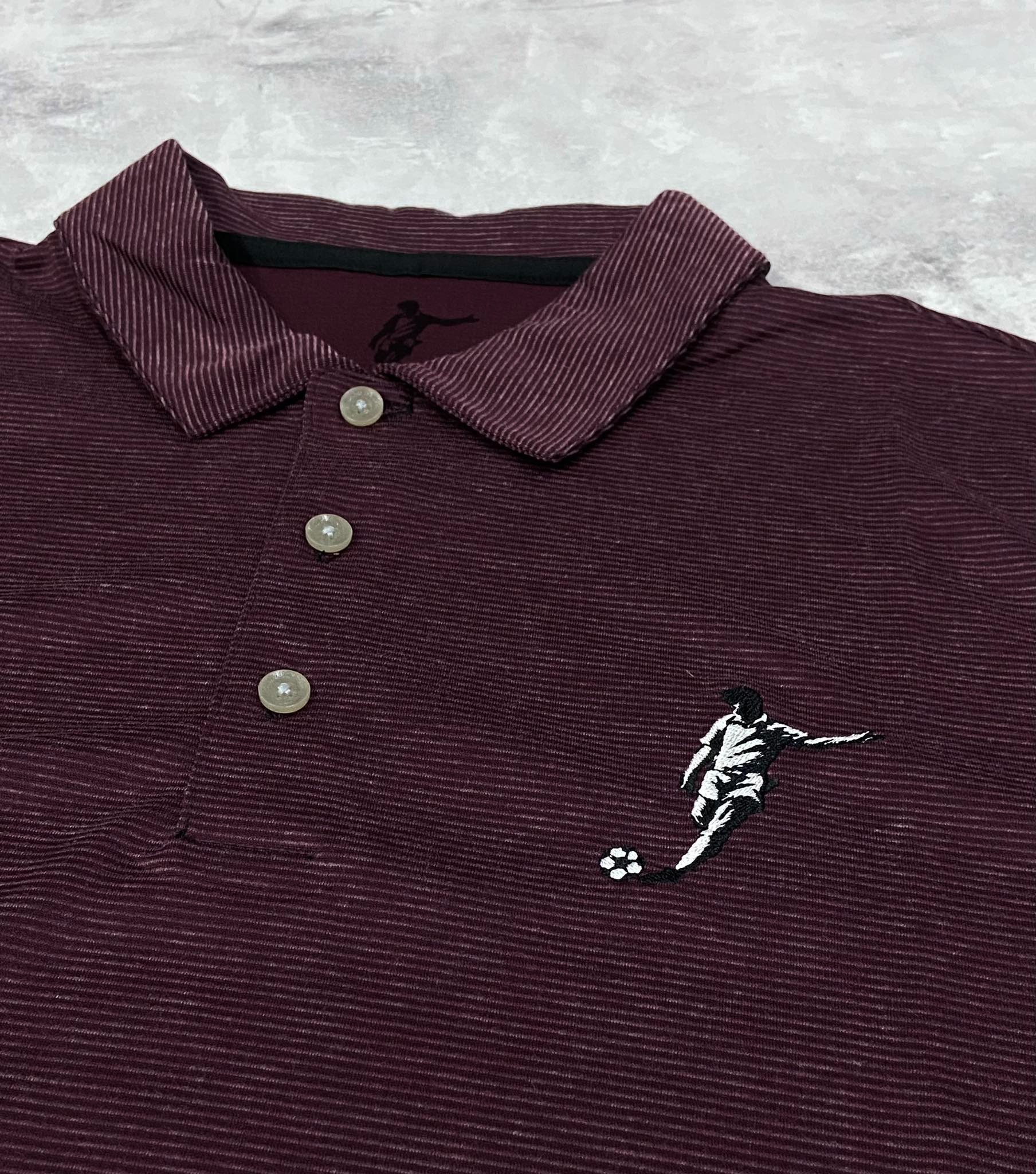 Áo Polo Chính Hãng - Nike Club Logo Football 'Burg' - PNF-666