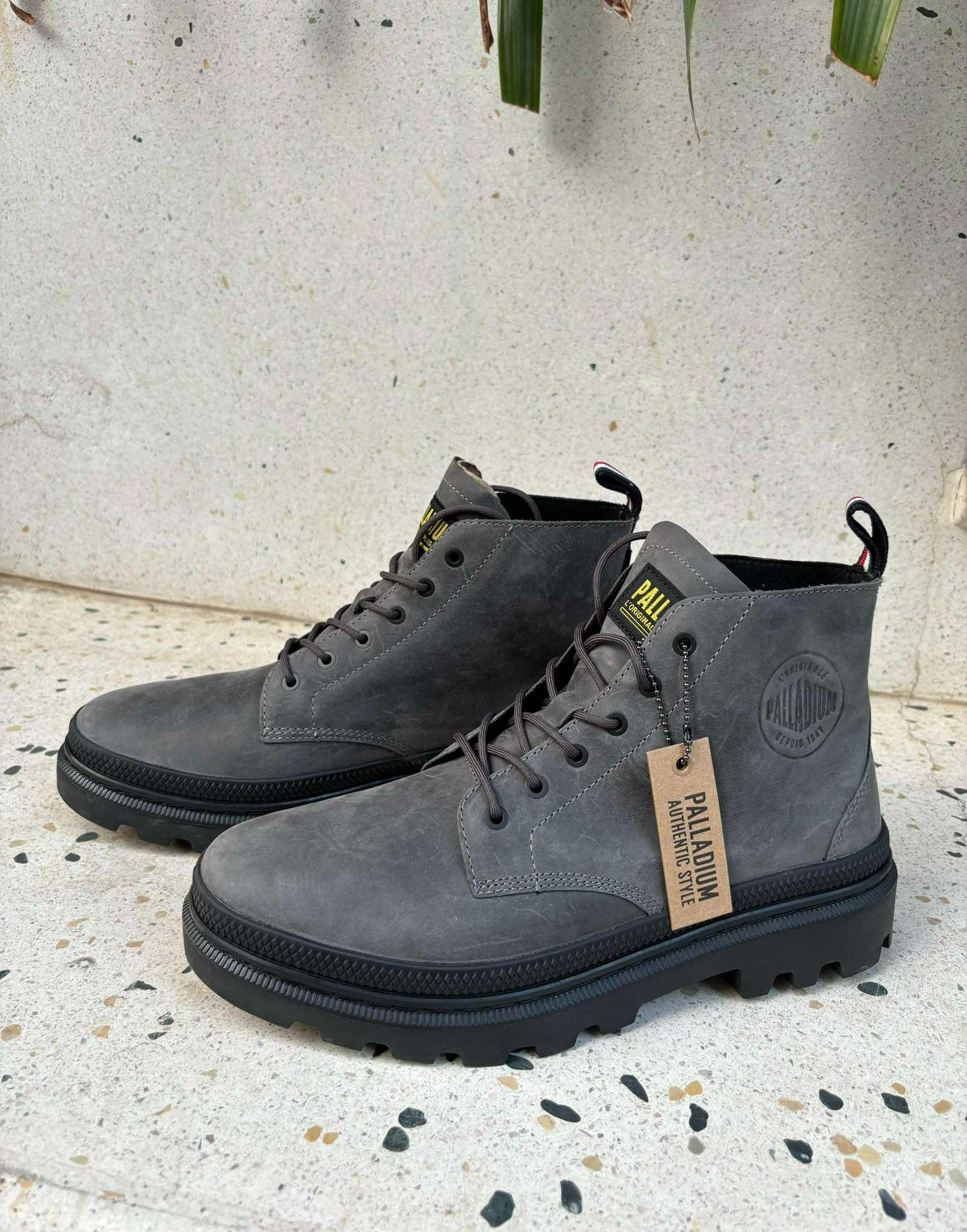 Giày Casual Chính Hãng - Palladium Leather Unisex Boots - G0PLUBXLC