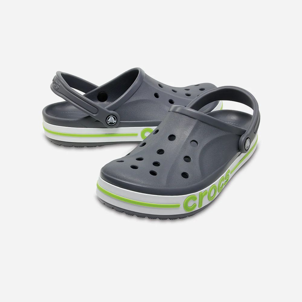 DÉP CHÍNH HÃNG - SỤC CROCS Unisex Bayaband Clog Grey - 469063959