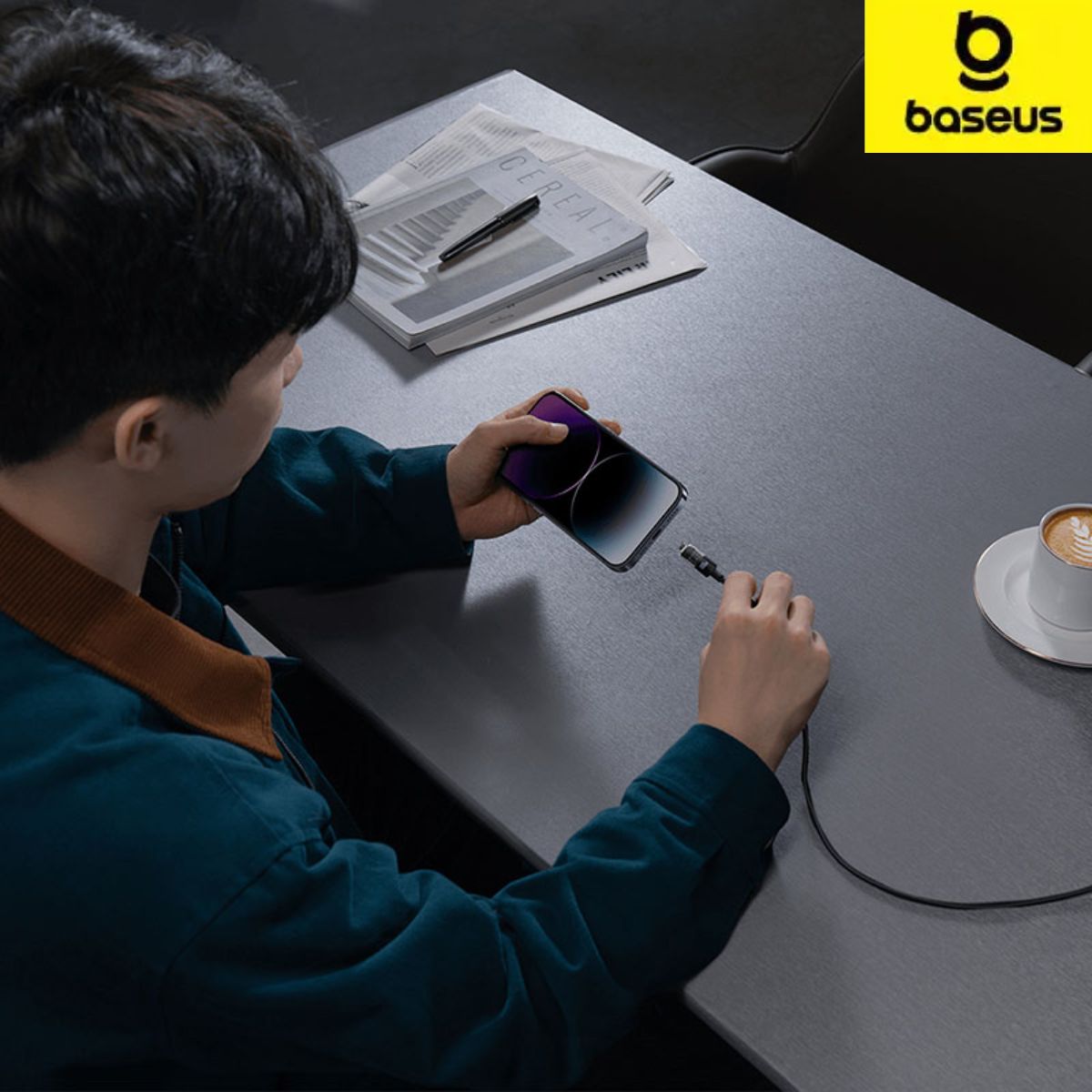 Cáp sạc nhanh và truyền dữ liệu Type C to Lightning 20W Baseus Gem Charging Cable dài 1M và 2M ...