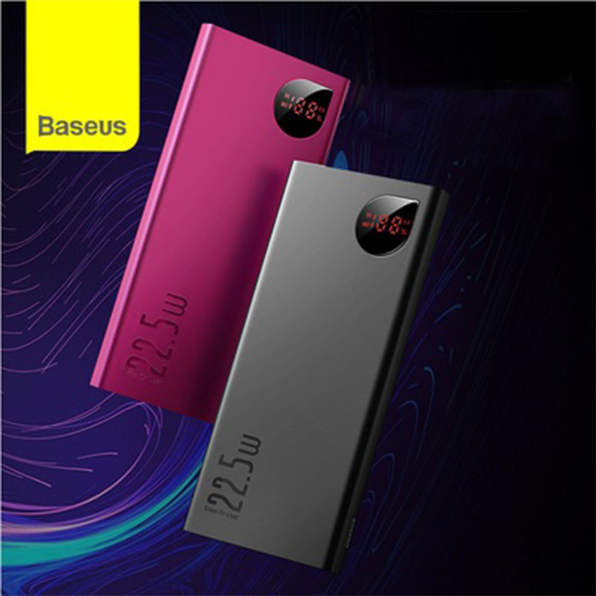 Pin dự phòng sạc nhanh 22.5W Baseus Adaman Metal Digital Display Quick Charge Power Bank ...