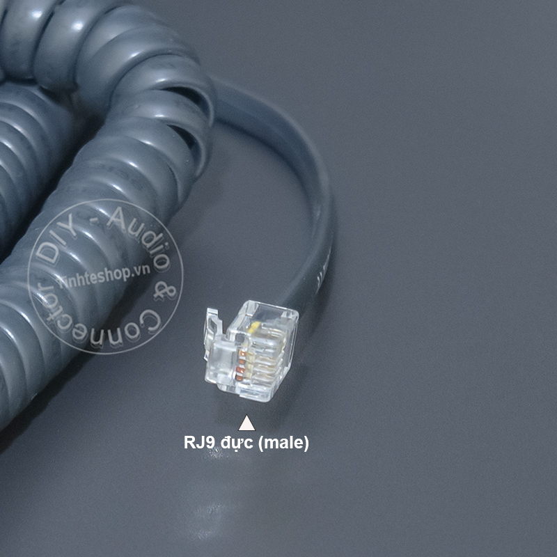 Cáp RJ9 nối dài 1 đến 5 mét - DIY 4 pin RJ9 male to female phone cable ...