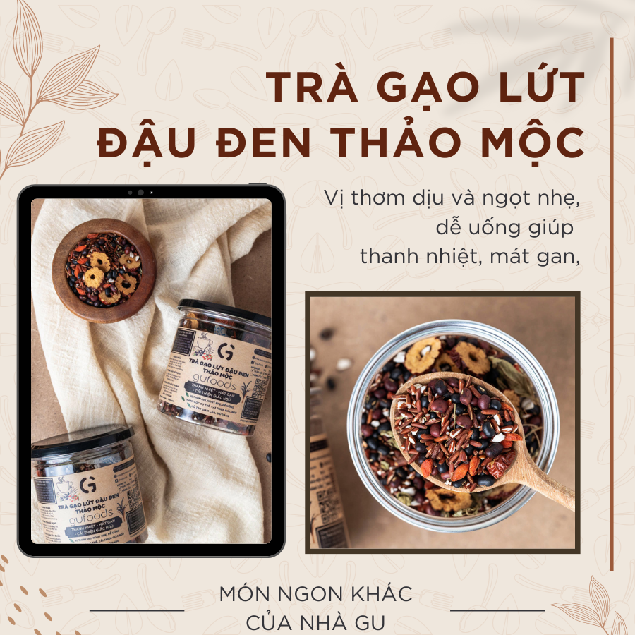 Bánh gạo lứt mầm ST25 GUfoods - Eat clean, Healthy, Thực dưỡng