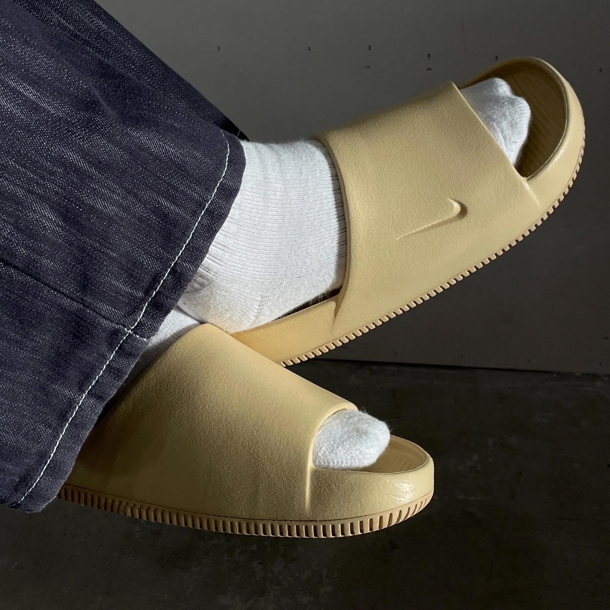 Dép Nike Calm Slide Sesame Beige DX4816-200 | Authentic