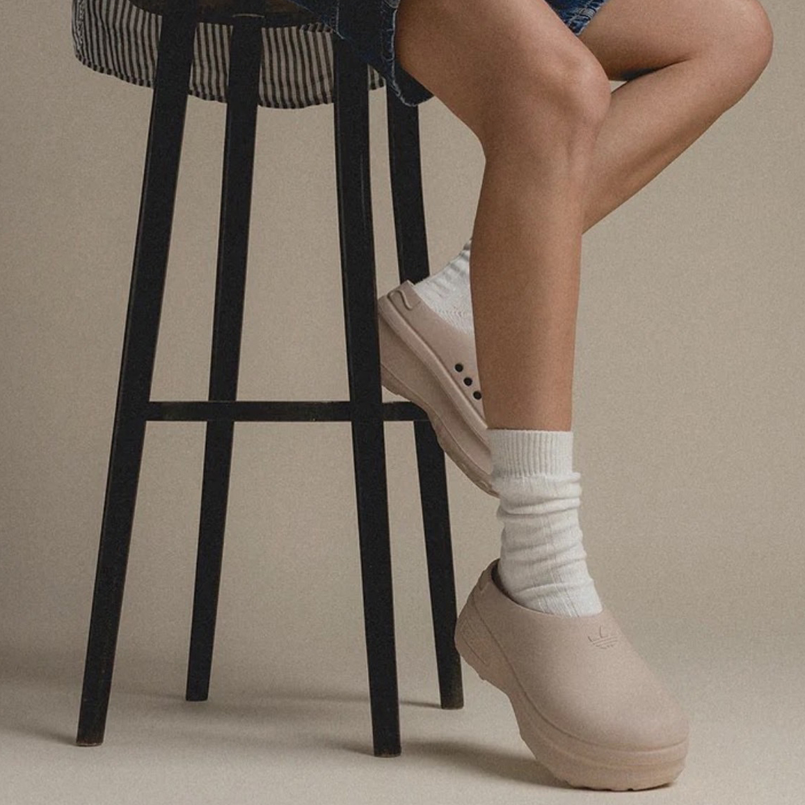 Dép Adidas Adifom Stan Smith Mule Wonder Taupe IE7052