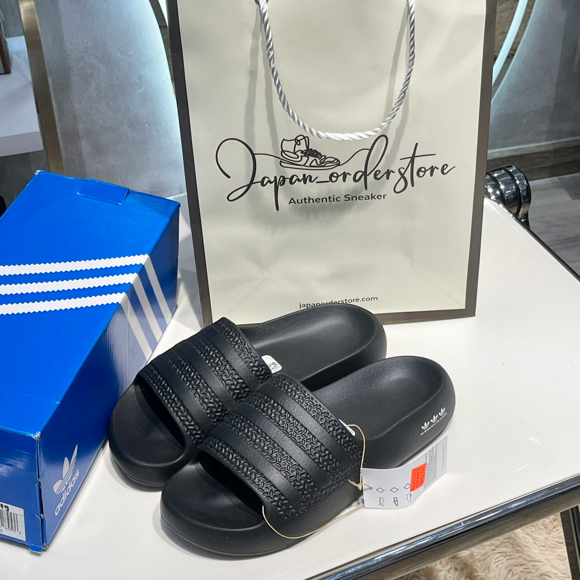 Dép Adidas Adilette Ayoon Core Black GX1979 | Authentic