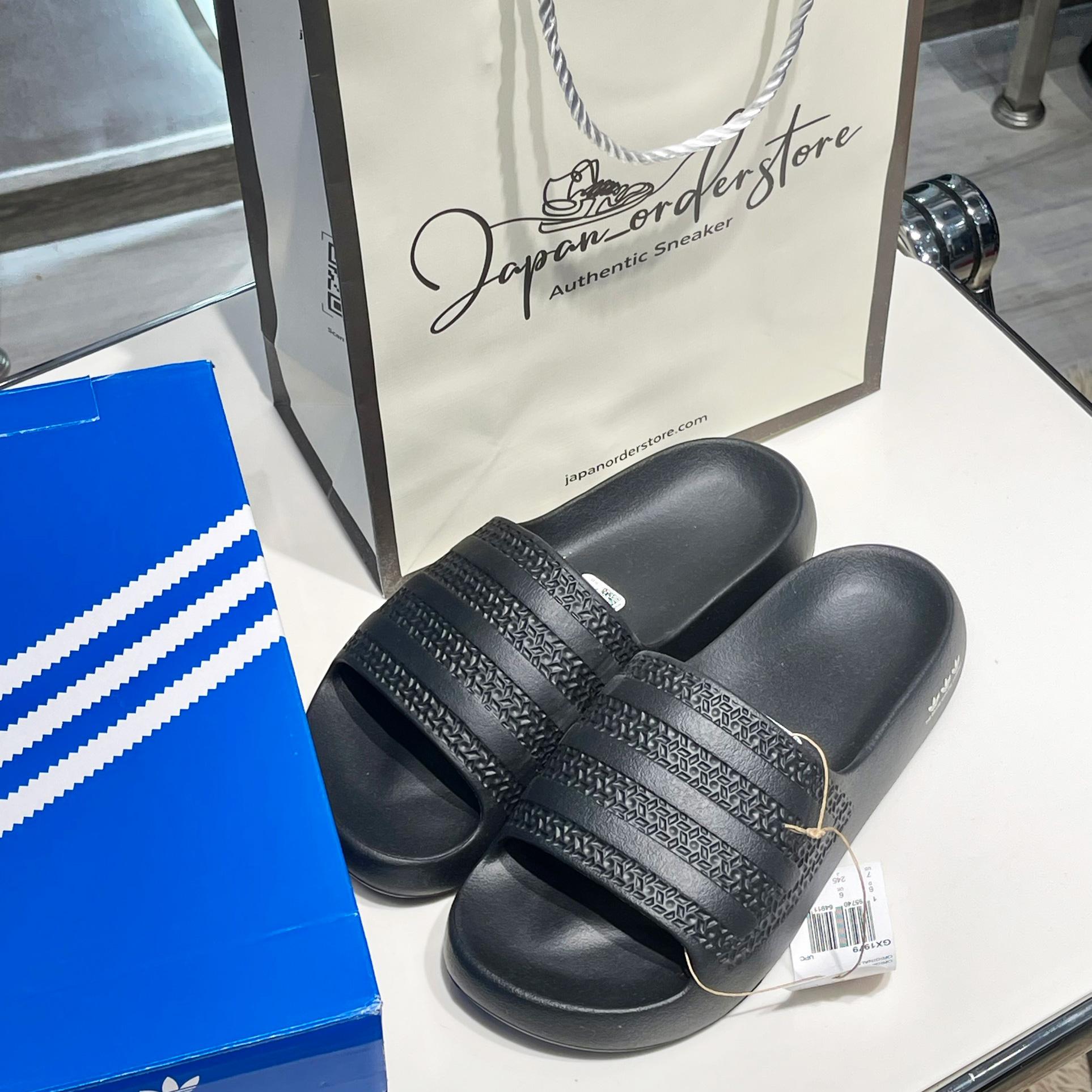 Dép Adidas Adilette Ayoon Core Black GX1979 | Authentic