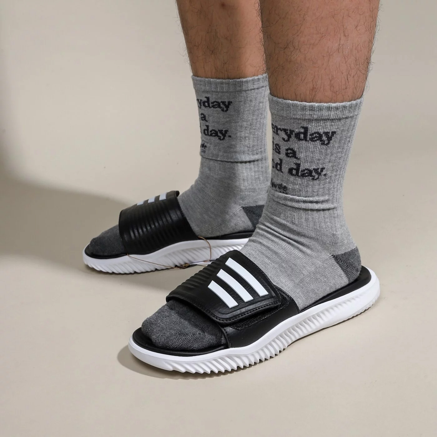 Dép Adidas Alphabounce 2.0 Black White GY9415