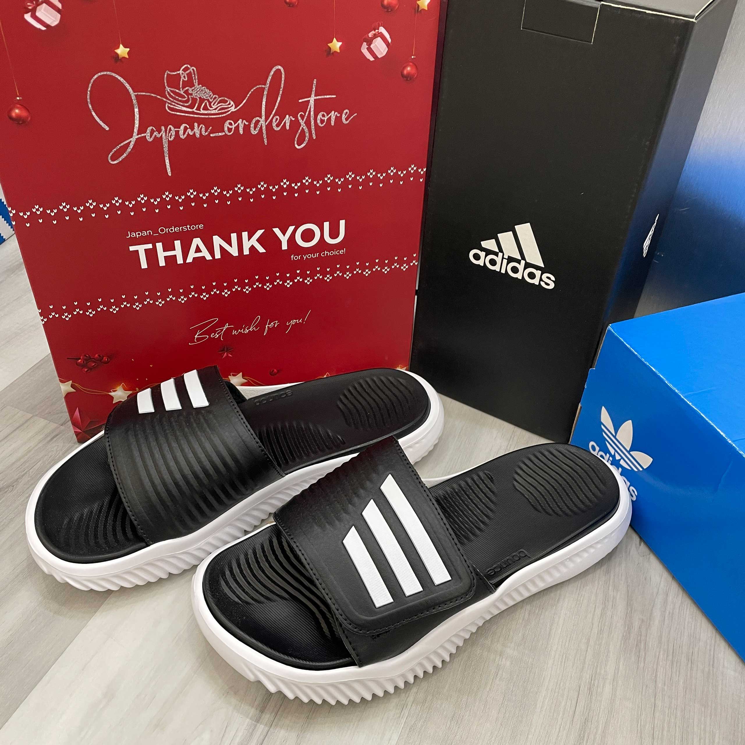 Dép Adidas Alphabounce 2.0 Black White GY9415