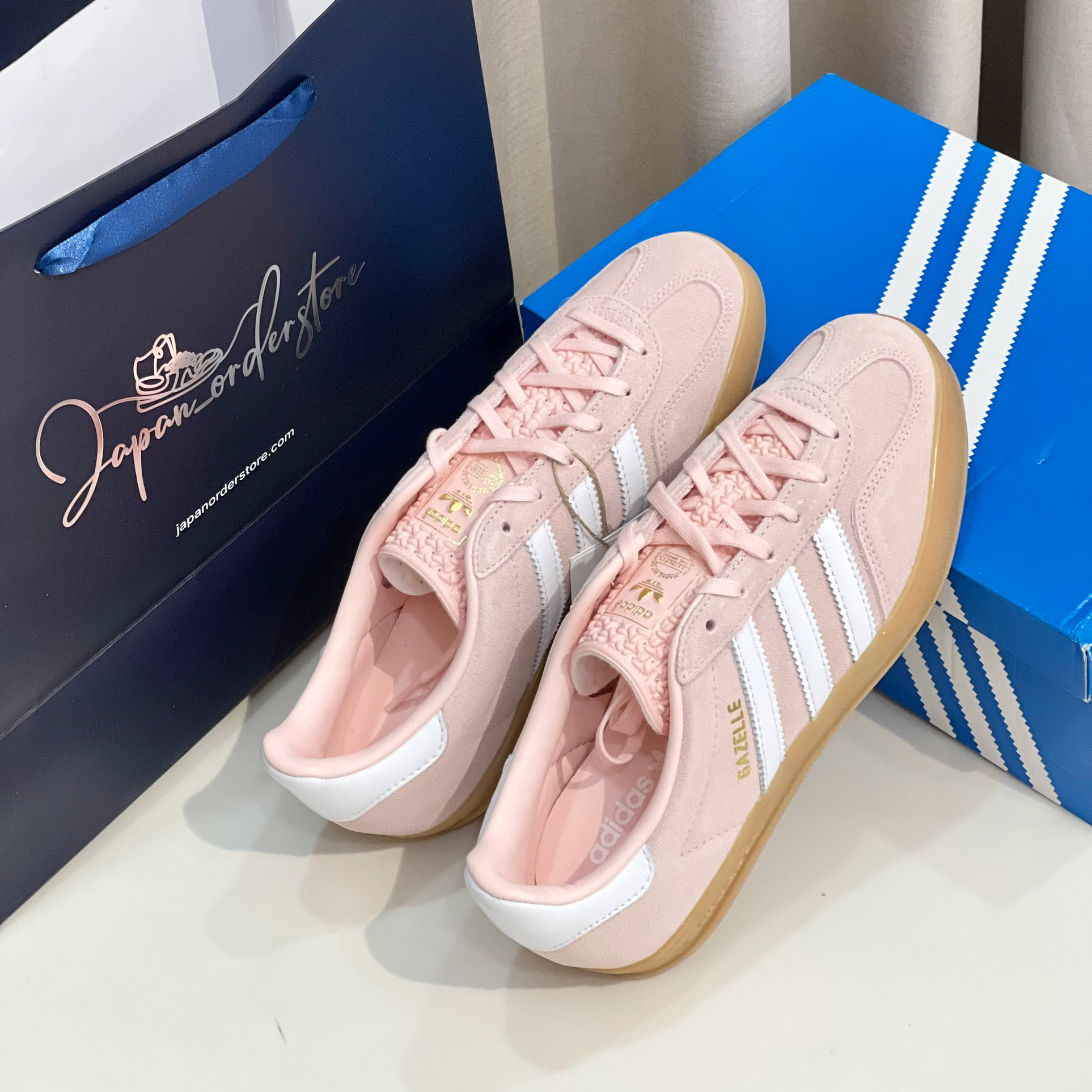 Giày Adidas Originals Gazelle Indoor Pink White IH5484