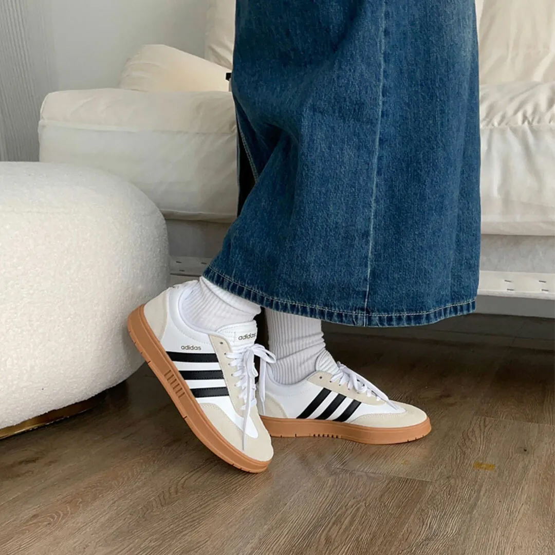 Giày Adidas Gradas White Black Gum FW3378 | Authentic