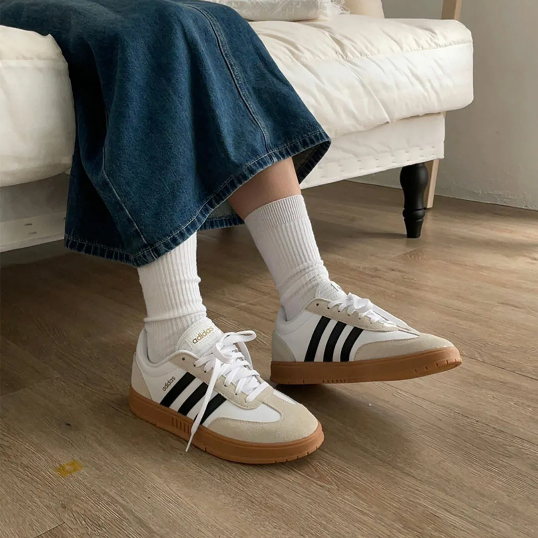 Giày Adidas Gradas White Black Gum FW3378 | Authentic