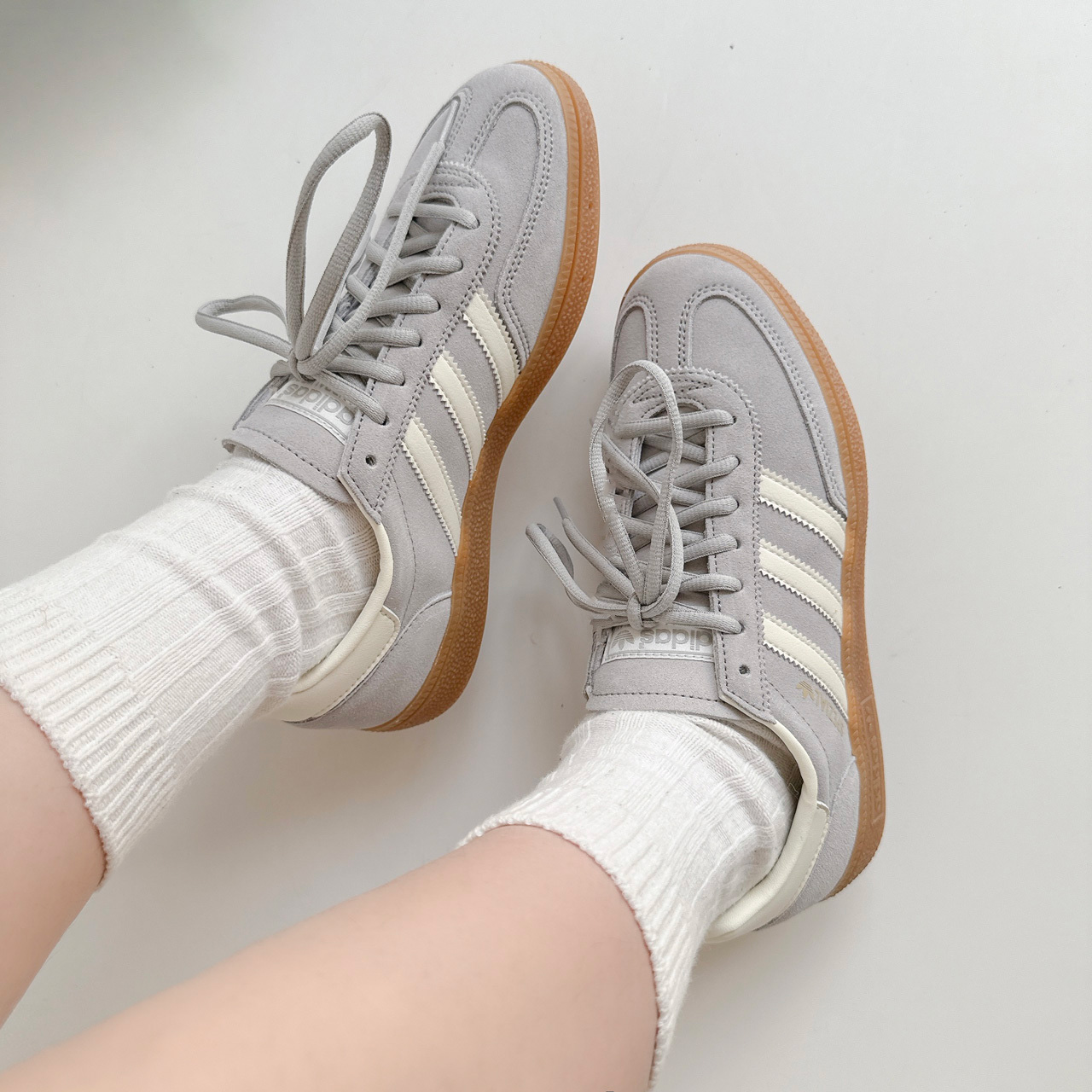 Giày Adidas Handball Spezial Grey Two Cream IF7086
