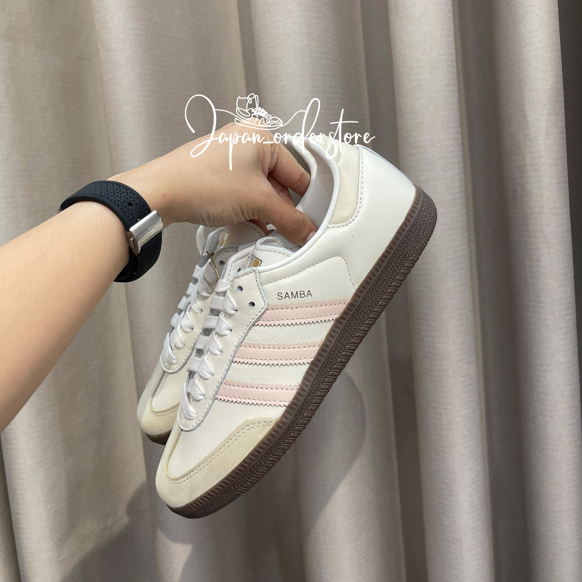 Giày Adidas Samba OG Pink Wonder Cloud White IH2751