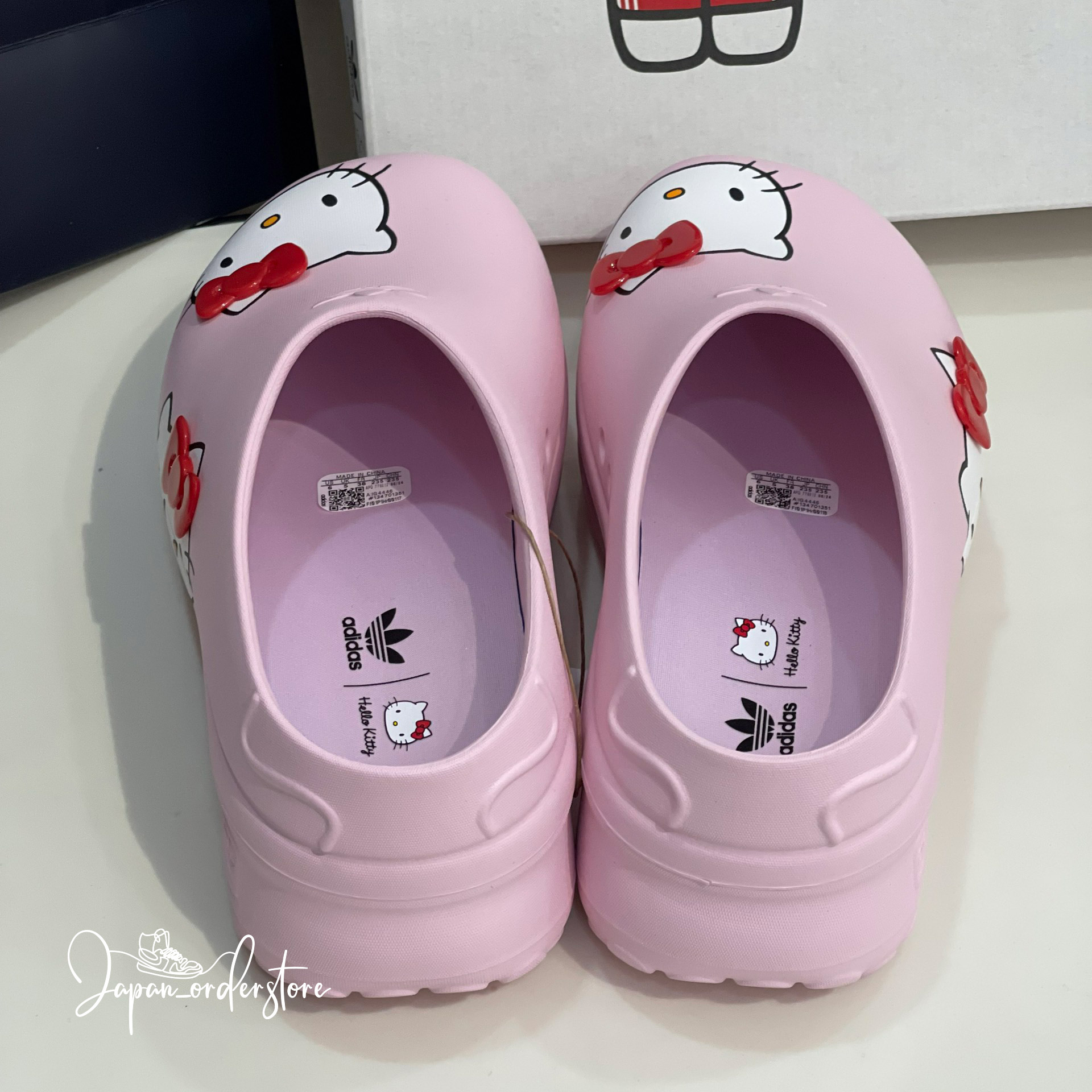 Giày Adiform Stan Smith Mule Clear Pink Hello Kitty IG4446