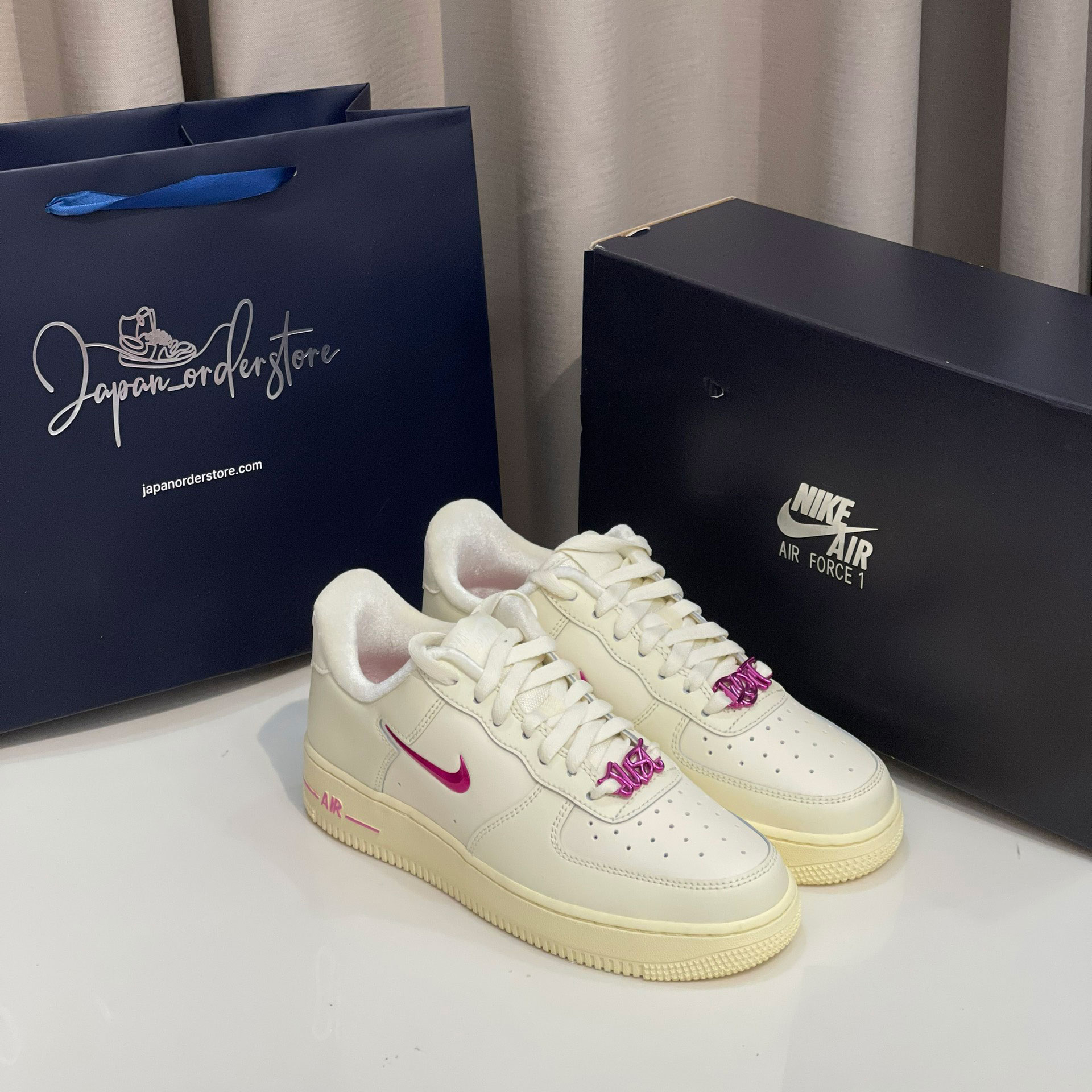 Giày Nike Air Force 1 ’07 Just Do It Coconut Milk FB8251-101