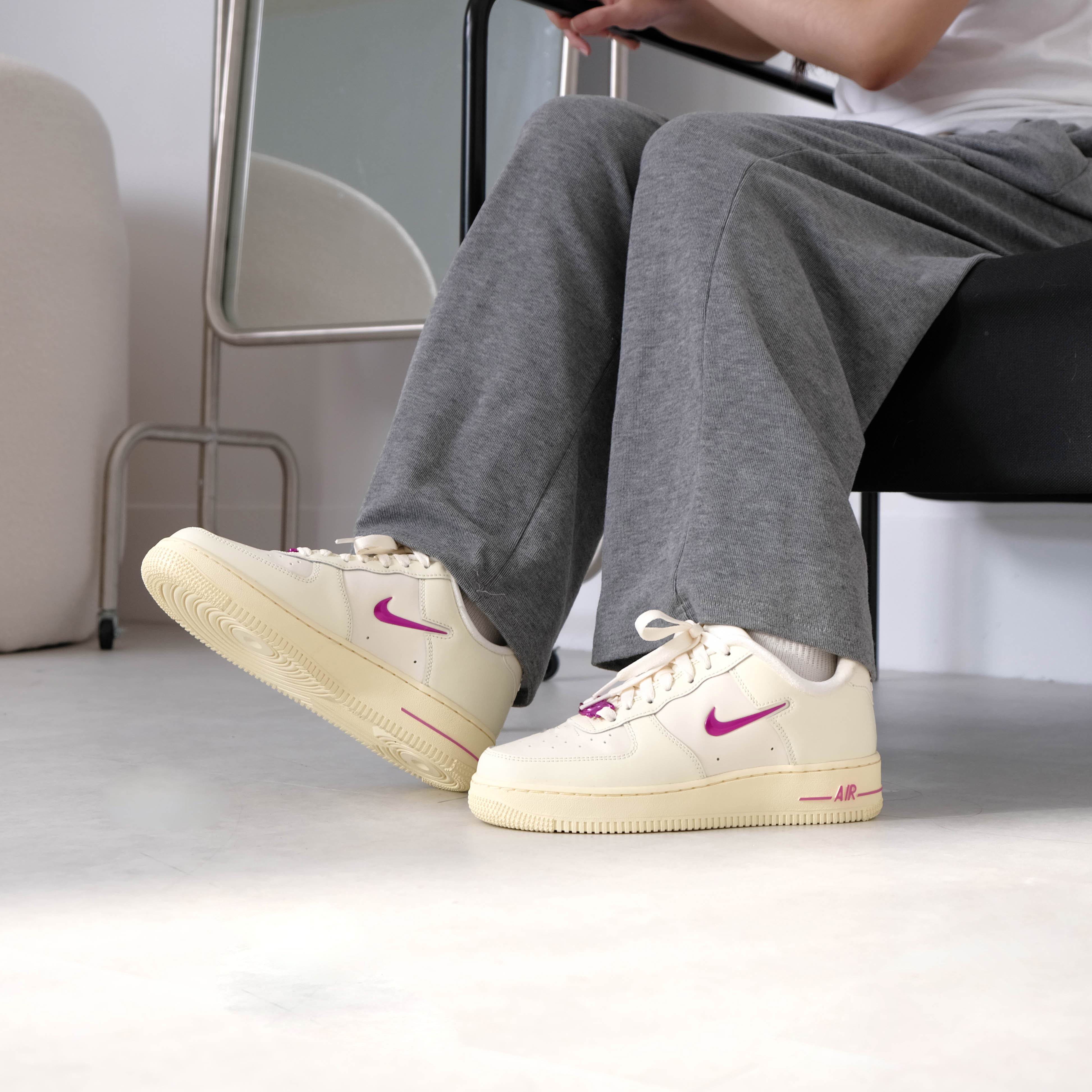 Giày Nike Air Force 1 ’07 Just Do It Coconut Milk FB8251-101