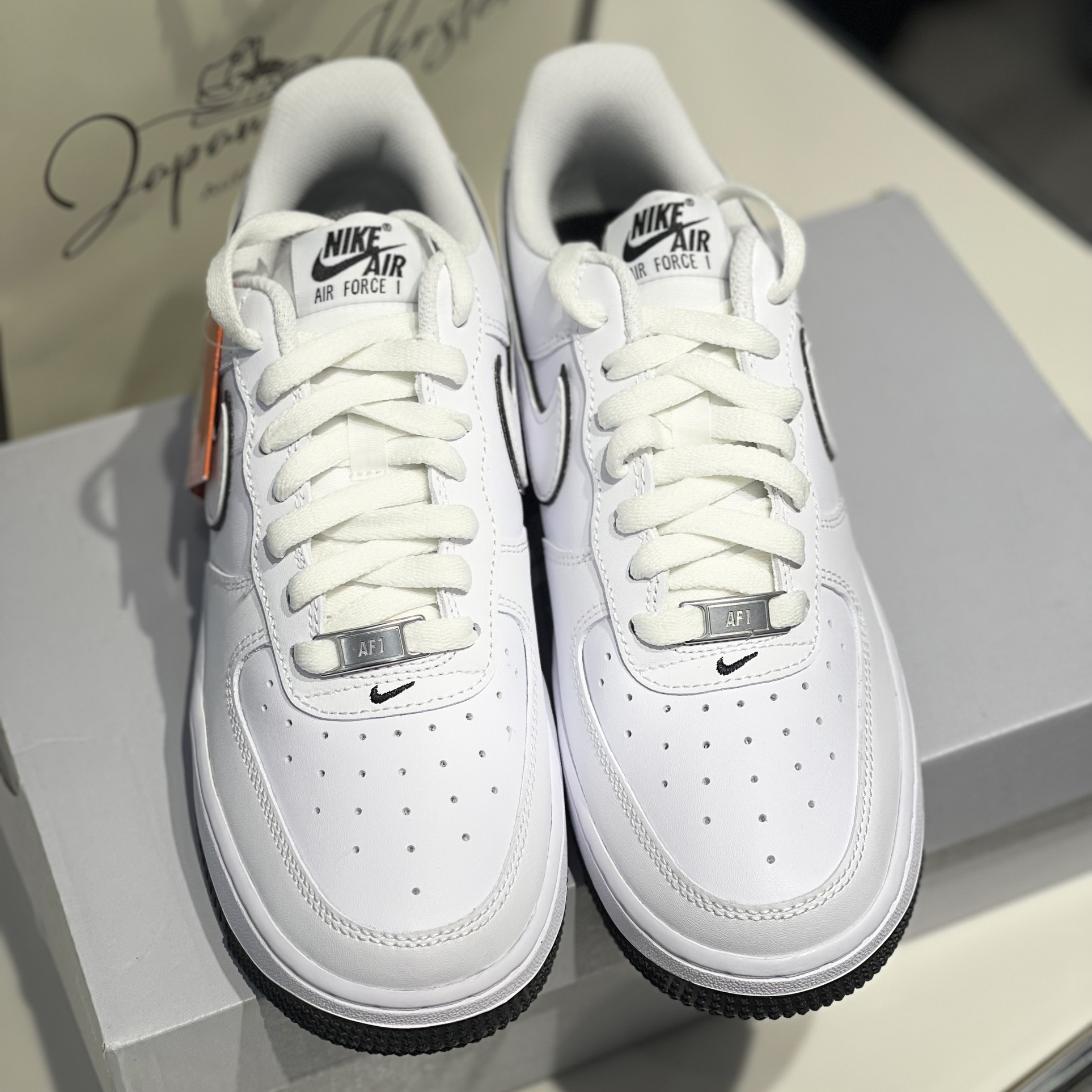 Giày Nike Air Force 1 Low Outline White Black DV0788-103