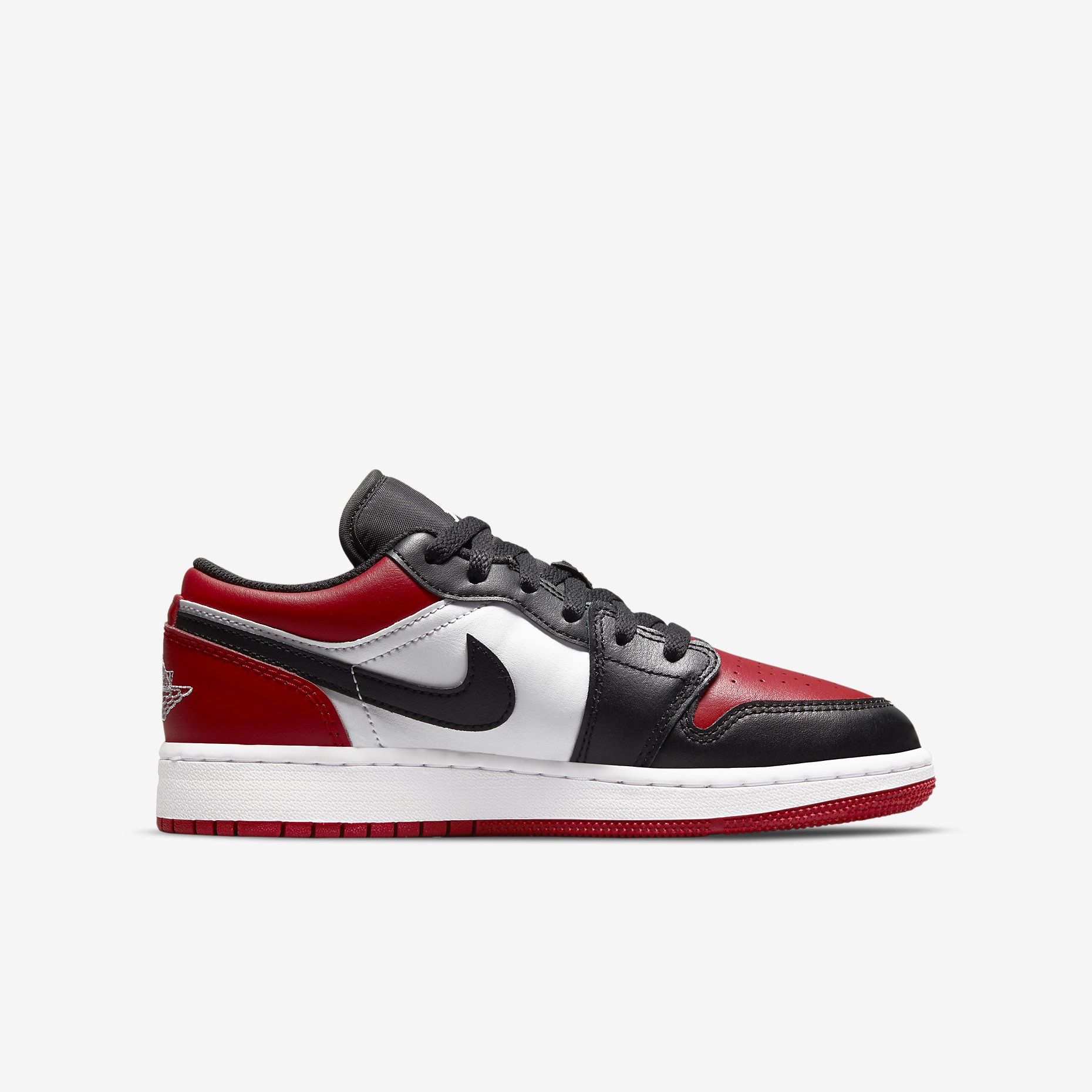 Nike Air Jordan 1 Low Bred Toe (GS) 553560-612 | 553558 612