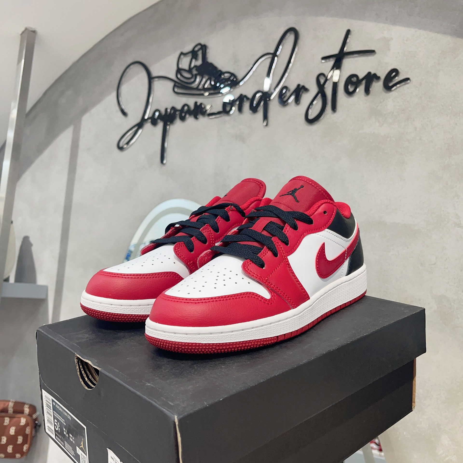 Giày Nike Air Jordan 1 Low JD1 Bulls | 553560 163