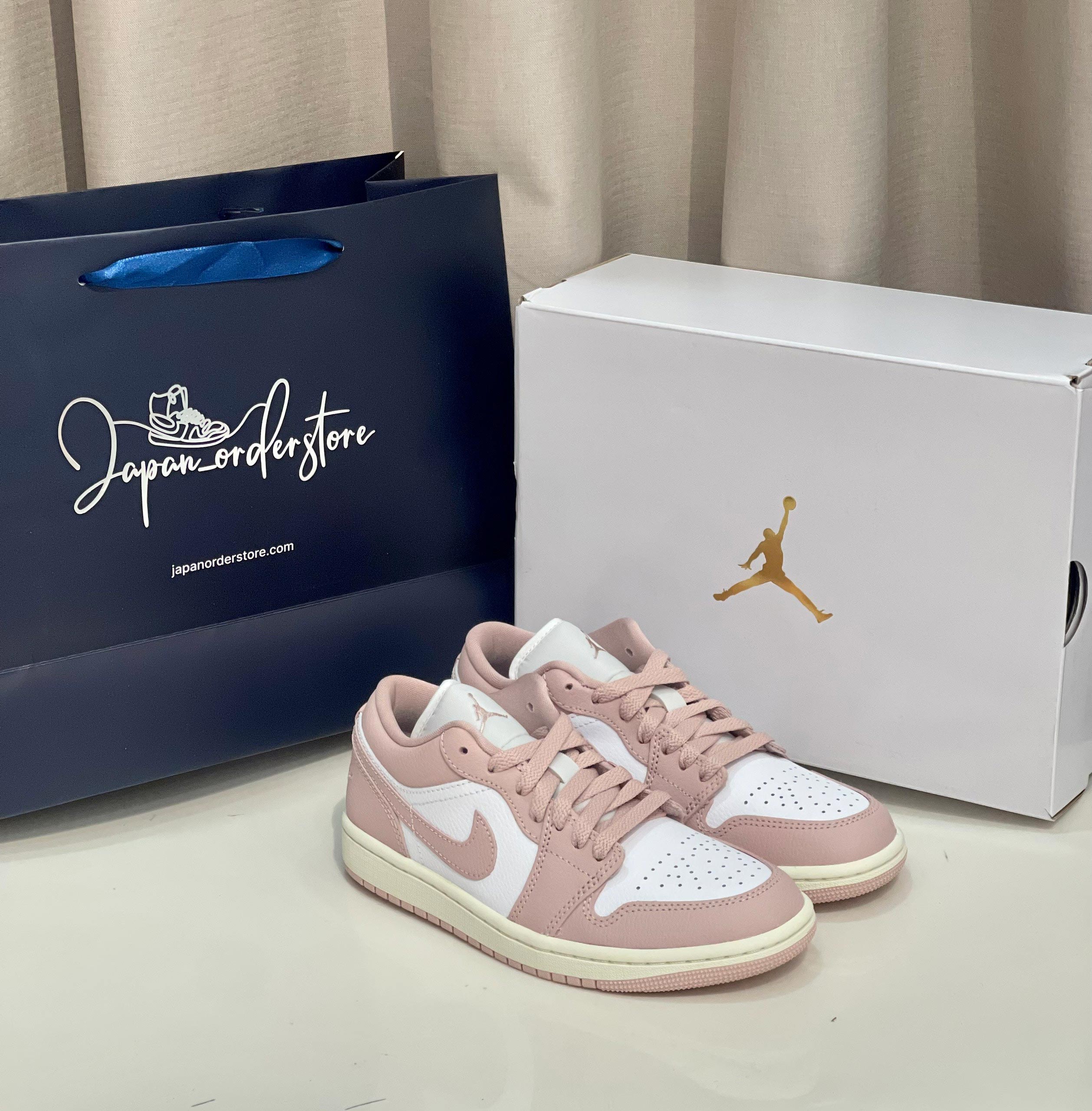 Giày Nike Air Jordan 1 Low Pink Oxford DC0774-162