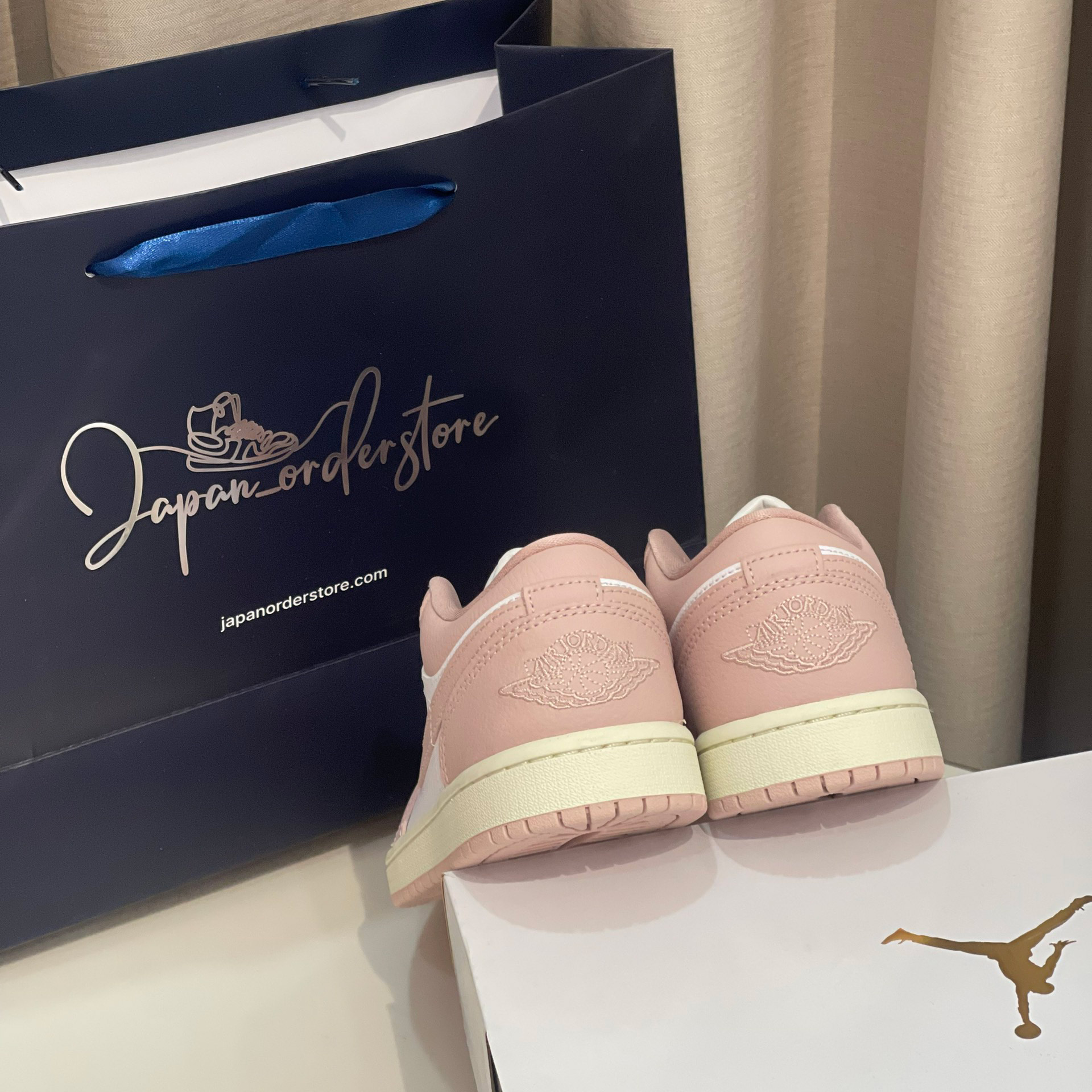 Giày Nike Air Jordan 1 Low Pink Oxford DC0774-162