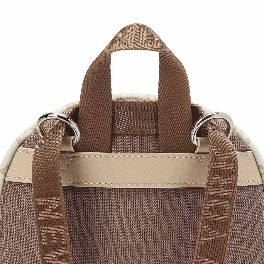 Balo Mini MLB x DISNEY Monogram Ivory NYK 32BGK1011-50B