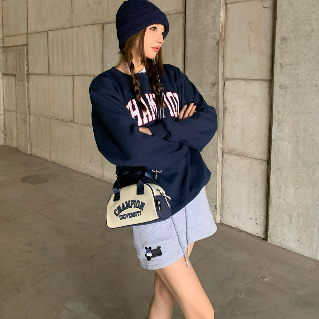 Túi Champion University Autumn Bowling Navy Bag