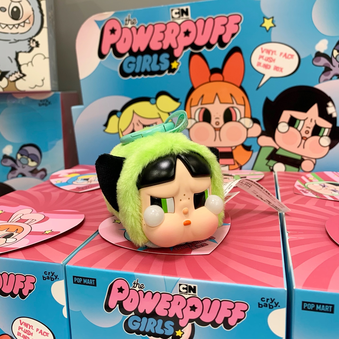 Crybaby × Powerpuff Girls Labubu Macarons Series