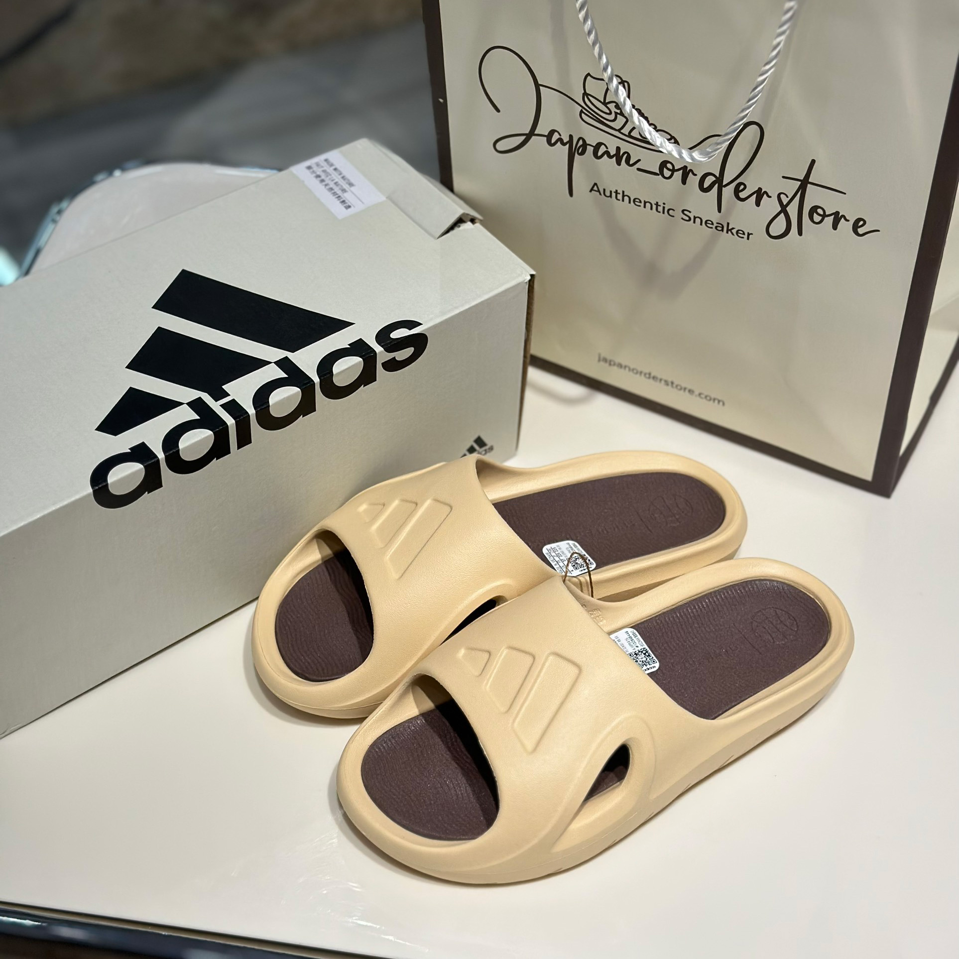 Dép Adidas Adicane Begie Sportswear Slide HP9415
