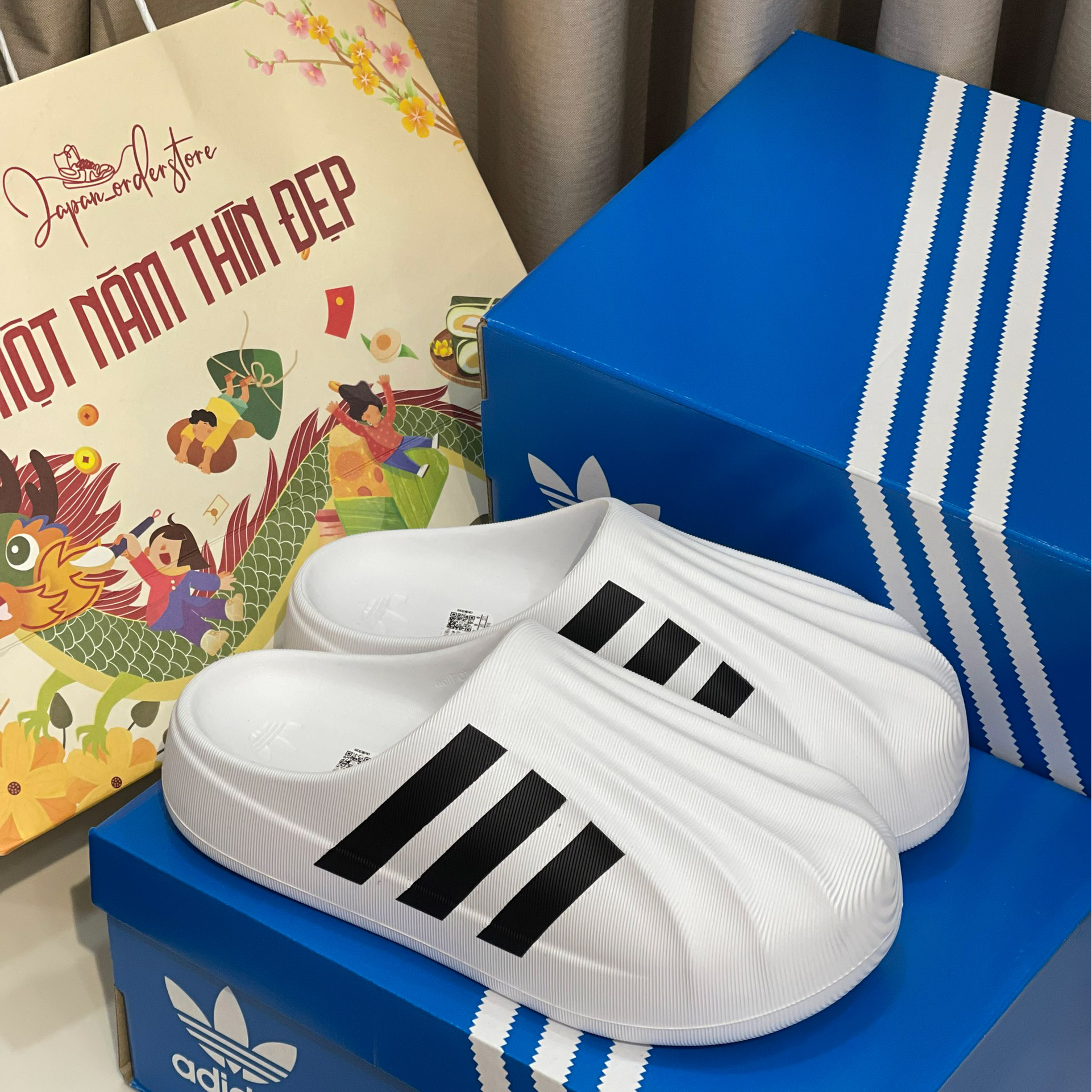 Dép Adidas Adifom Superstar Mule Cloud White IF6184