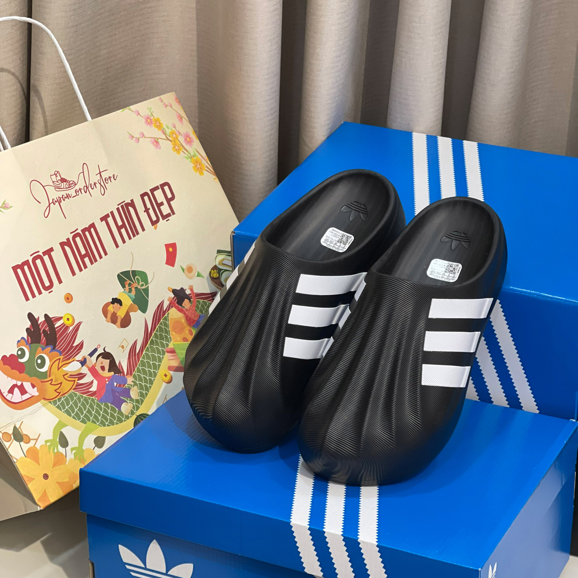 Dép Adidas Adifom Superstar Mule Core Black IG8277