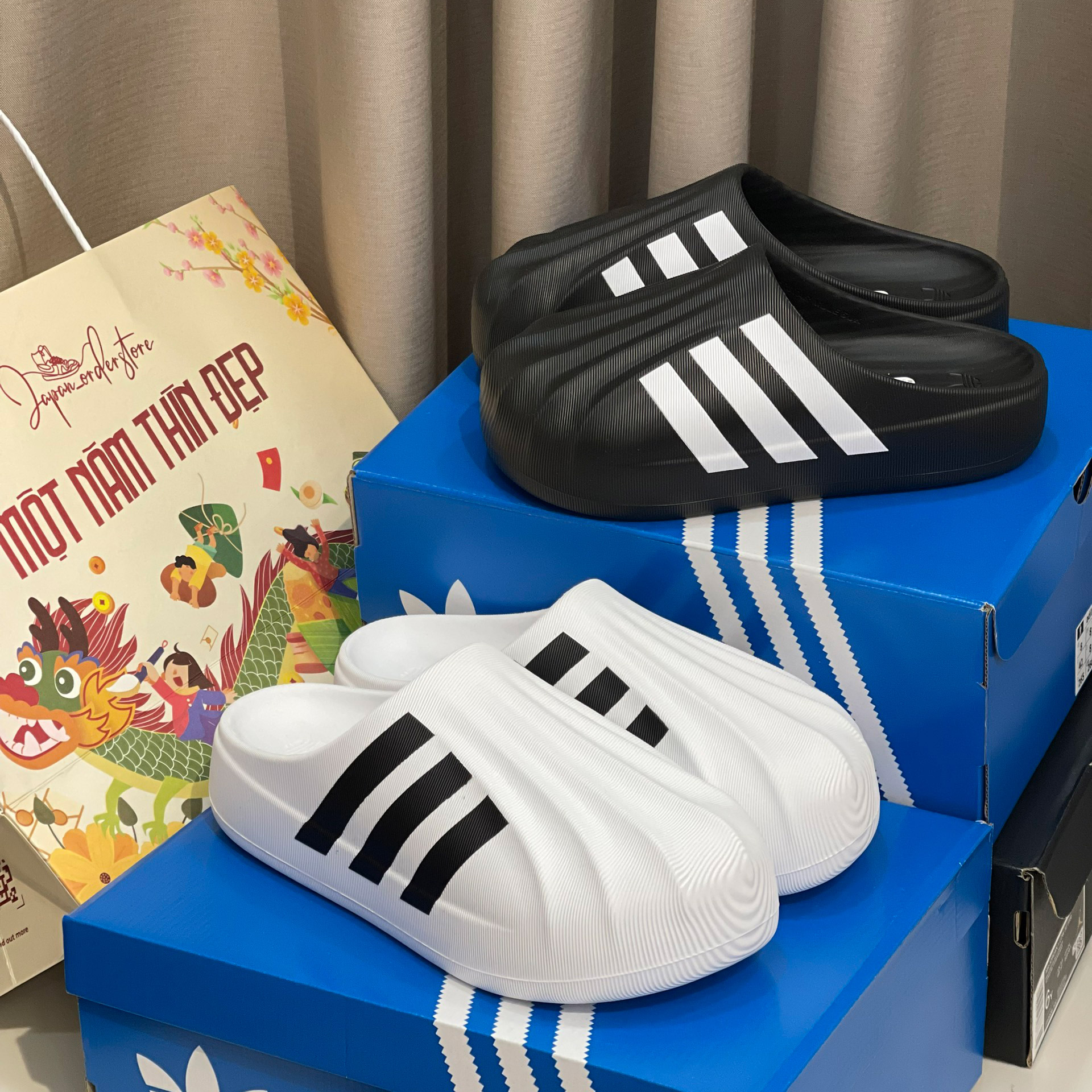 Dép Adidas Adifom Superstar Mule Core Black IG8277