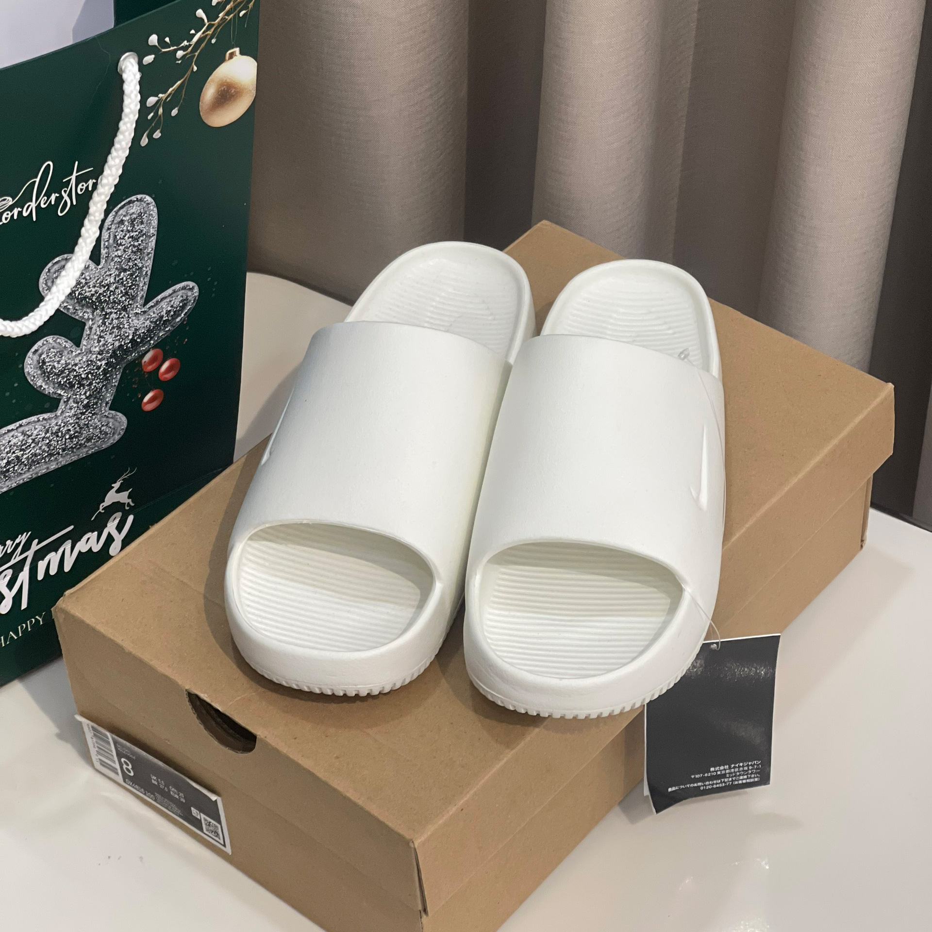 Dép Nike Calm Slide White Sail DX4816-100 | Authentic